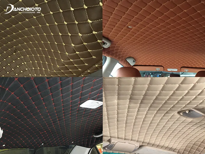 Bọc trần ô tô nỉ, simili, da lộn, 5D, 6D loại nào tốt nhất?