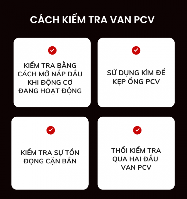 Van PCV là gì? 4 Cách kiểm tra và cách vệ sinh van PCV